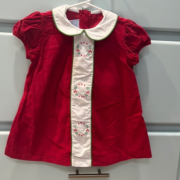 bella bliss | Dresses | Bella Bliss Girls Corduroy Wreath Dress | Poshmark